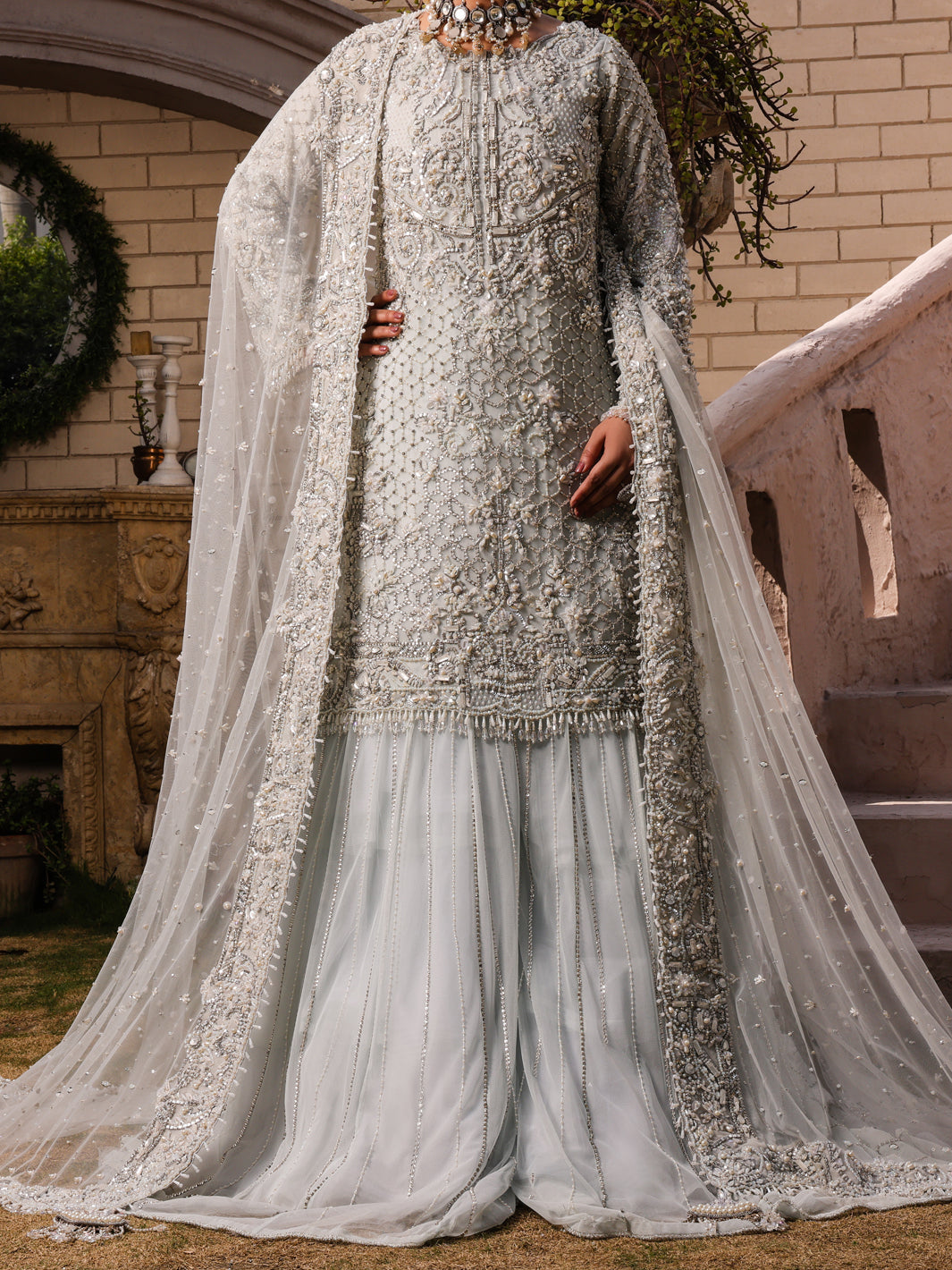 White Pakistani Wedding Dresses